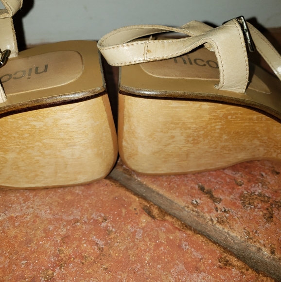 Nicole | Shoes | Nicole Platform Leather Sandals Made In Brazil | Poshmark